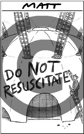 9777325-Matt cartoon Do Not Resuscitate - Telegraph | Newsprints