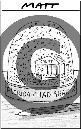 9777432-Matt Cartoon / Florida Chad Shaker LIFTED FROM SCANS ...