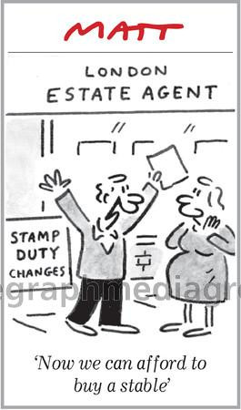 29642227-Matt Cartoon London Estate Agent Stamp Duty Charges Now we can ...