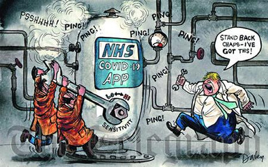 39056032-Davey Cartoon NHS Covid-19 App Lo Hi Sensitivity Ping! Stand ...