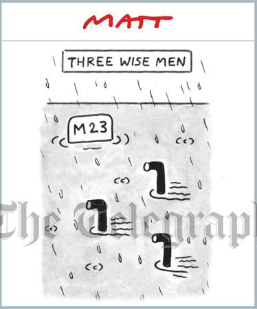 38428425-Matt Cartoon Three Wise Men M23 - Telegraph | Newsprints