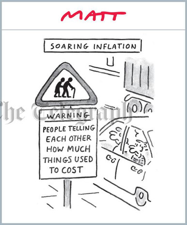 39613134-Matt Cartoon Soaring Inflation - Telegraph | Newsprints