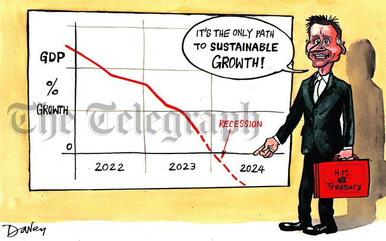 39722144-Davey Cartoon GDP % Growth Recession It s the only path to ...