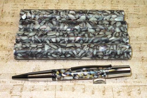 Sea Shell Chunk Acyrlic - The Golden Nib