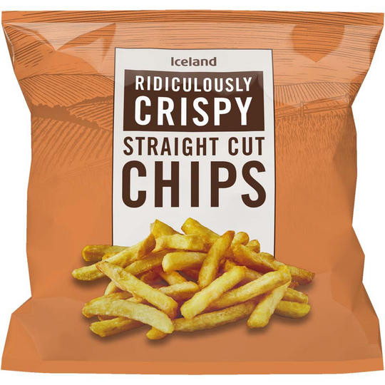 Iceland Ridiculously Crispy Straight Cut Chips , British Iceland ...