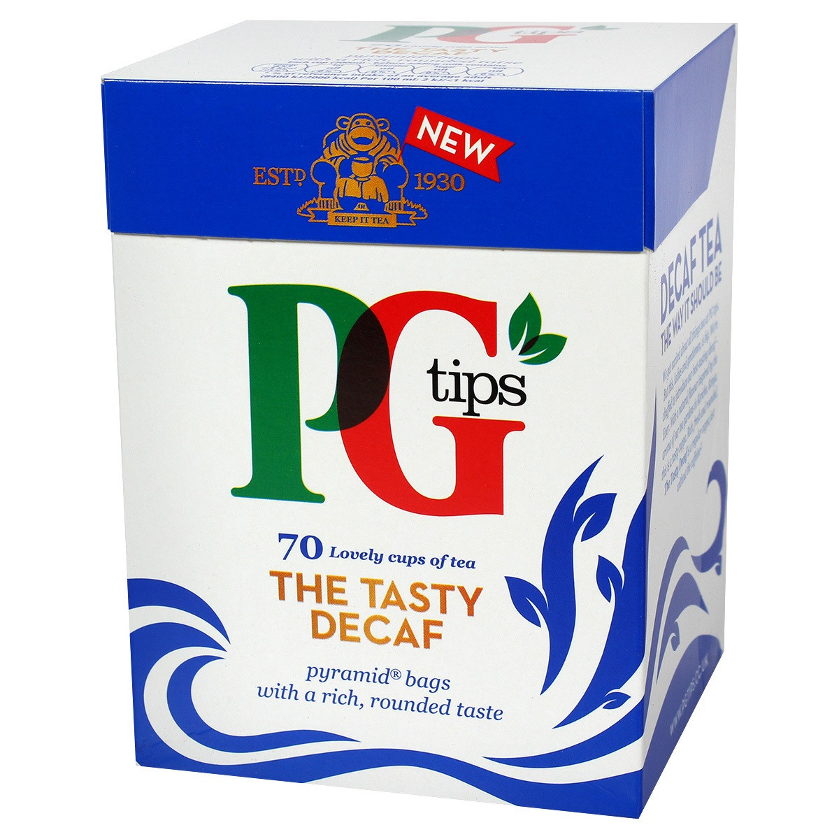 PG Tips Decaf 70's, Vegan PG Tips Decaf, Vegetarian PG Tips Decaf ...