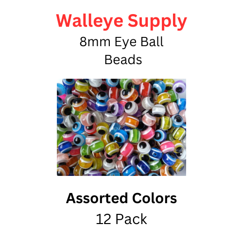 Lure Beads for Fishing | WITH EYES | Walleye Supply