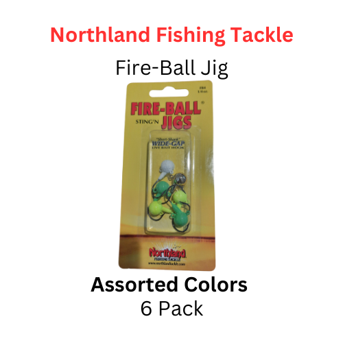 Northland Fishing Tackle: Fire-Ball Jig head 1/4oz assorted color