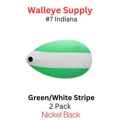 Indiana Blades #7 Green/White Stripe - walleyesupply.com
