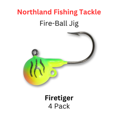 Northland Fishing Tackle: Fire-Ball Jig head 3/8oz Firetiger