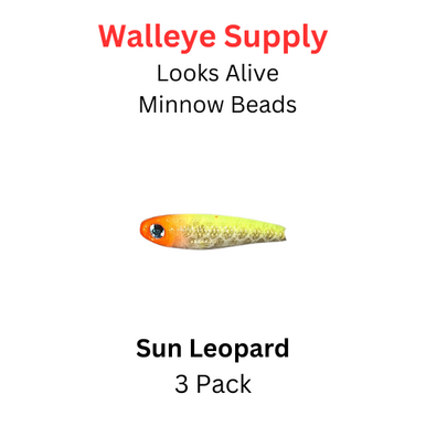 Looks Alive Minnow Beads SUN LEOPARD MINNOW - walleyesupply.com