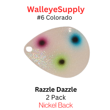 Walleye Supply Custom's Razzle Dazzle #6 Colorado Nickel Back ...