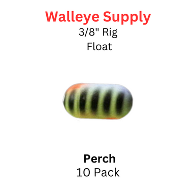 RIG FLOATS 3/8" PERCH - walleyesupply.com
