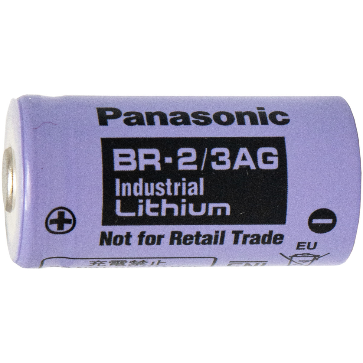 Panasonic BR-2/3AGCT4A 6v 2400mAh Lithium PLC Battery (Black Plug)