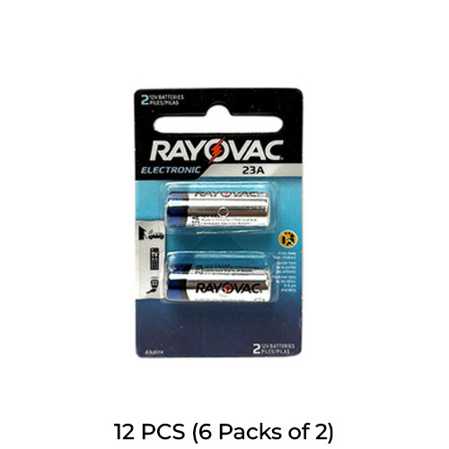 12-Pack Rayovac A23 12V Alkaline Batteries (6 Cards of 2)