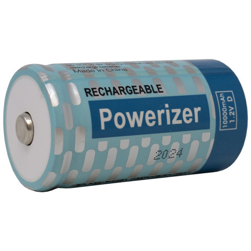 12-Pack D Powerizer 10000mAh NiMH Batteries