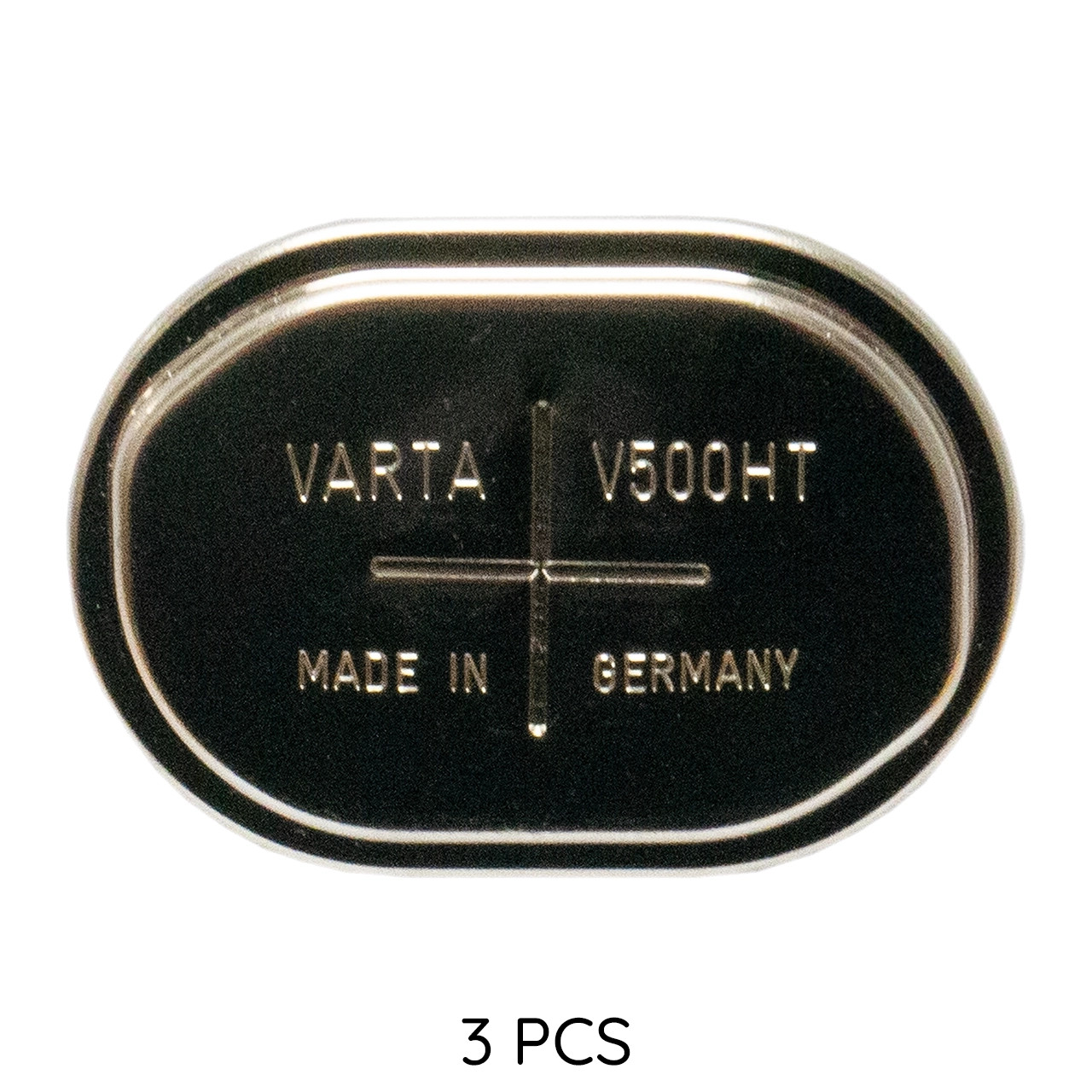 3-Pack Varta V500HT NIMH Button Batteries