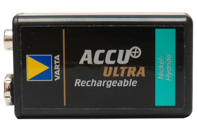 7.2 Volt Varta 150 mAh 6/8H NiMH Battery (9 Volt Size)