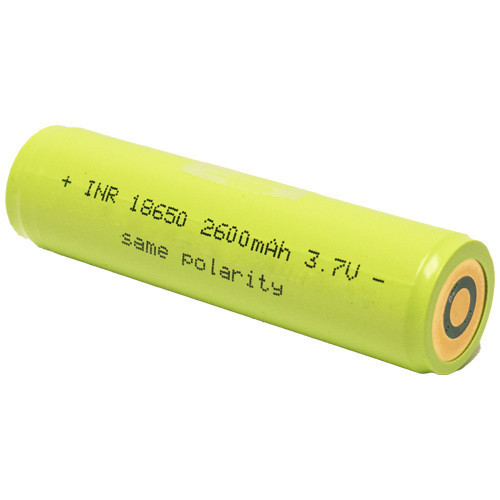 6-Pack 18650 3.6v 2600mAh li-ion Batteries (Positive and Negative Same ...