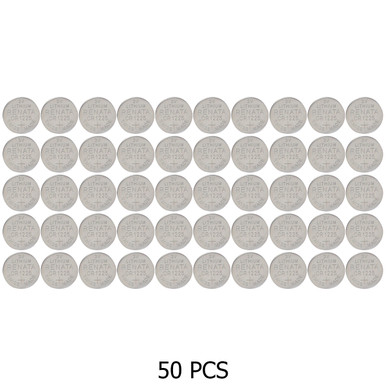 50-Pack CR1225 Renata 3 Volt Lithium Coin Cell Batteries