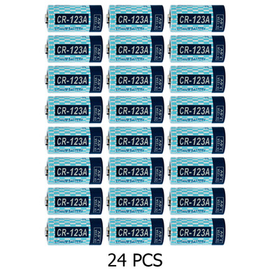 24-Pack CR123A Powerizer 3 Volt Lithium Batteries