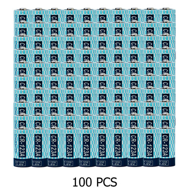 100-Pack CR123A Powerizer 3 Volt Lithium Batteries