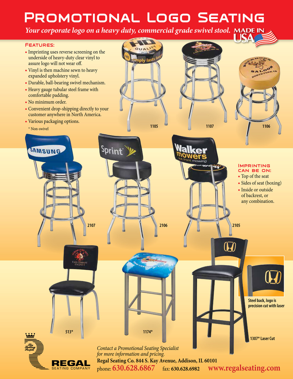Promotional Seating - Regal Seating Co.