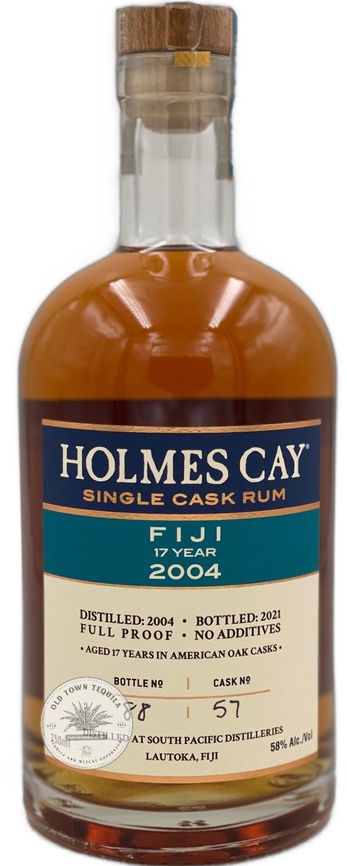 Holmes Cay Fiji 2004 17 Year Old Single Cask Rum - Old Town Tequila