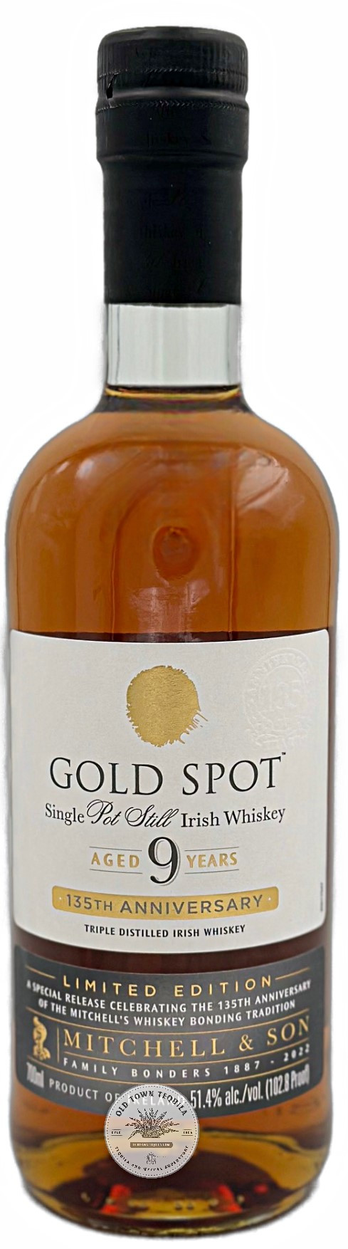 Gold Spot Irish Whiskey (LIMITED EDITION) 700ml - Old Town Tequila