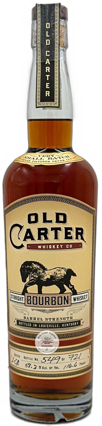 Old Carter Very Small Batch Straight Bourbon Whiskey Batch 2 CA - Old ...