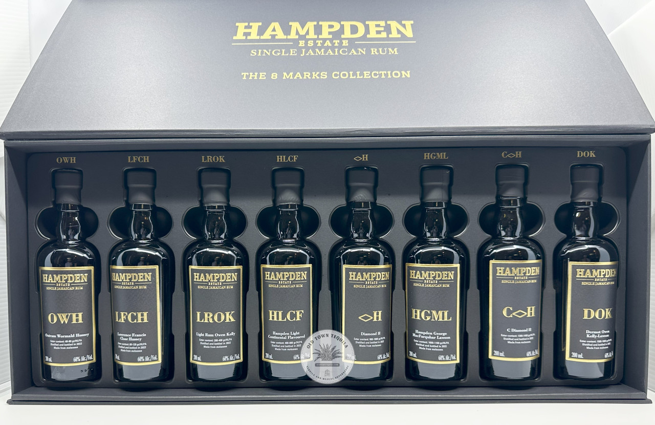 Hampden Estate 8 Marks Sampler Collection (8 Bottles 200mL Each) - Old ...