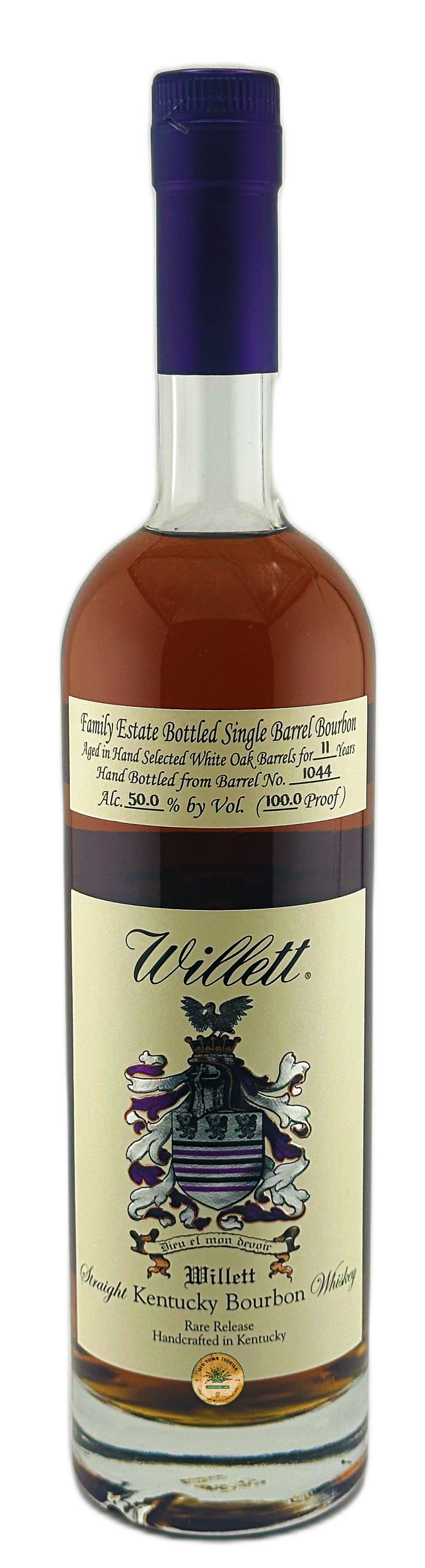 Willett Family Estate Single Barrel 11 Years Bourbon Whiskey - Old Town ...