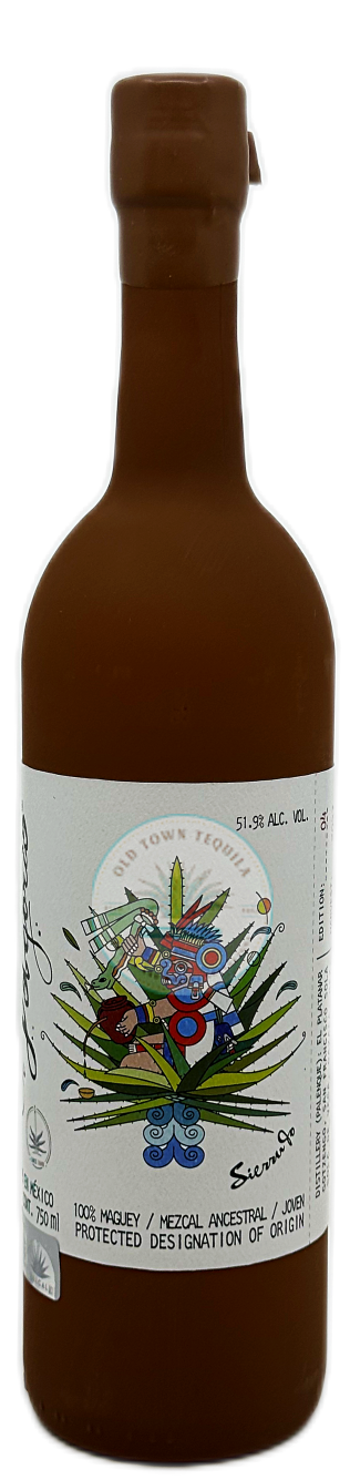 El Jolgorio Ancestral Sierrudo Mezcal ( Brown Bottle ) - Old Town Tequila