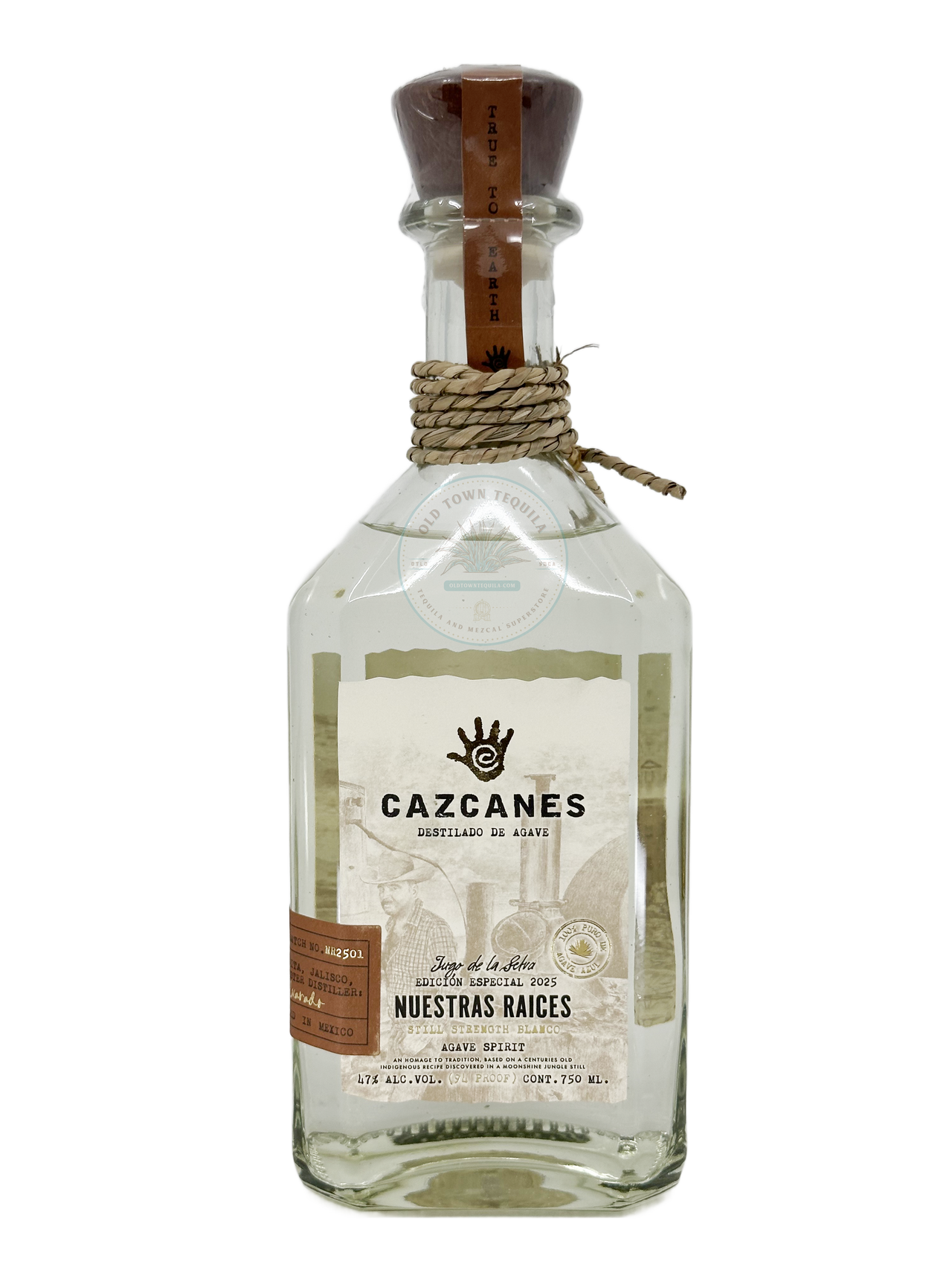 Cazcanes Nuestras Raices Blanco Still Strength 750ml - Old Town Tequila