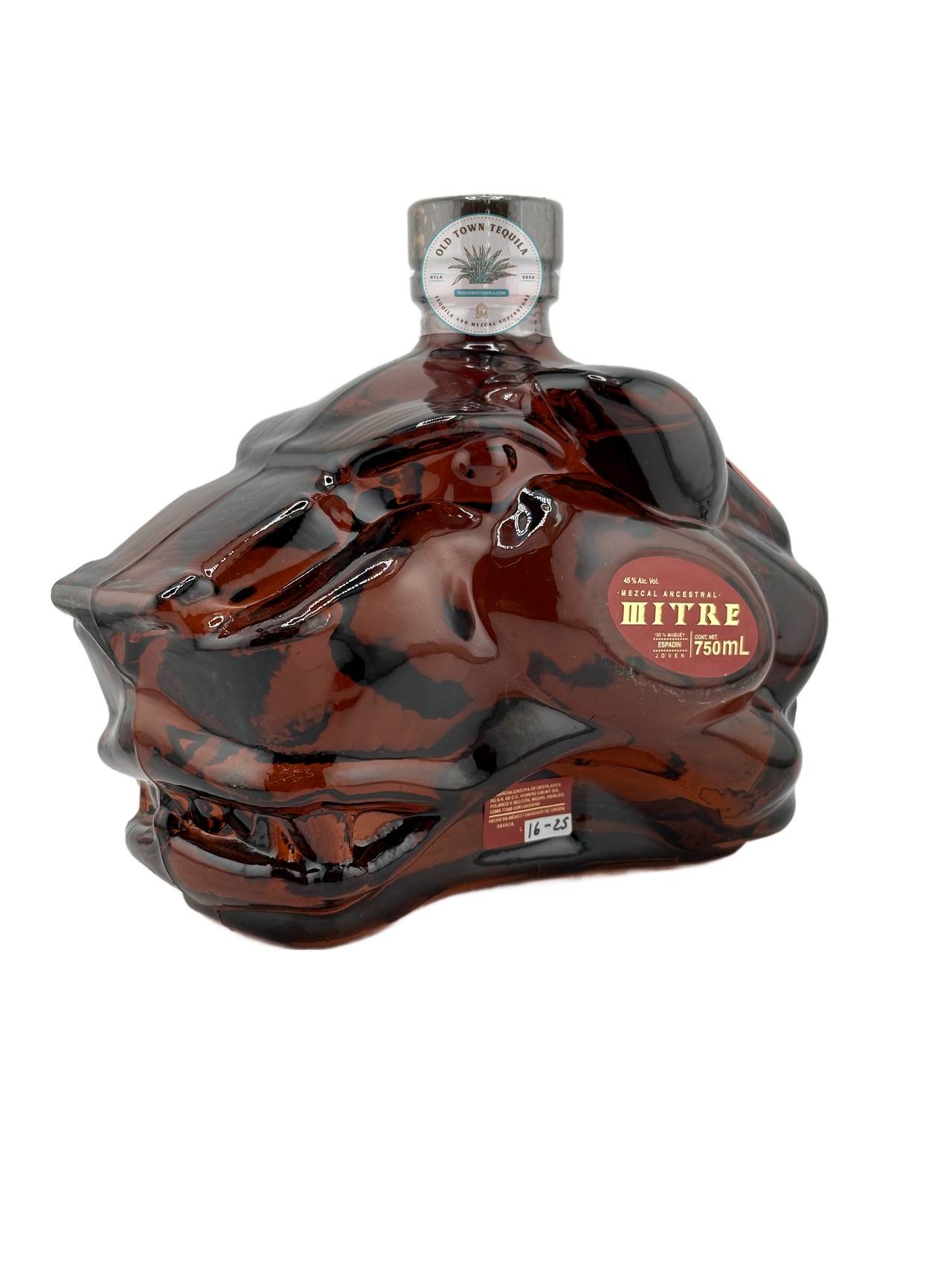 Mitre Jaguar Head Ancestral Joven Espadin Mezcal - Old Town Tequila