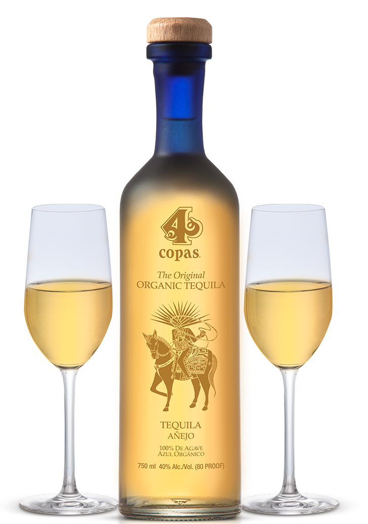 4 Copas Organic Anejo Tequila 110 Proof - Old Town Tequila