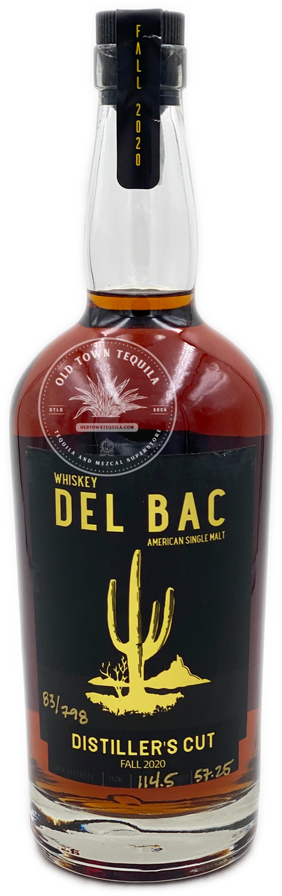 Del Bac Fall 2020 Distiller's Cut American Single Malt Whiskey 750ml ...