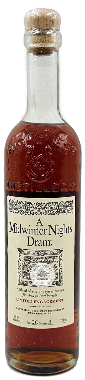High West Midwinter Nights Dram Act 10 Whiskeys Old Town Tequila