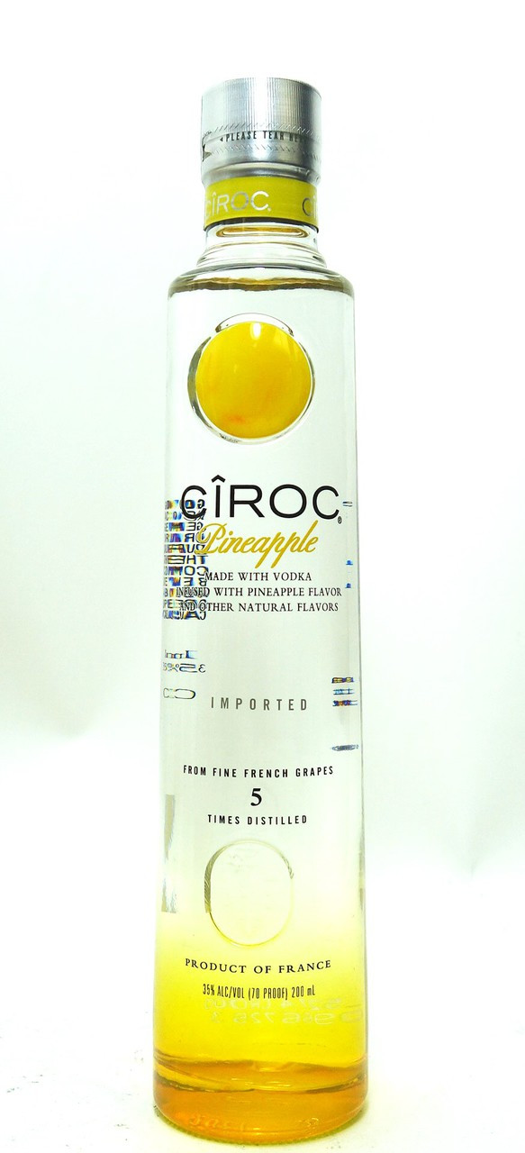 CIROC PINEAPPLE VODKA 200 ML - Old Town Tequila