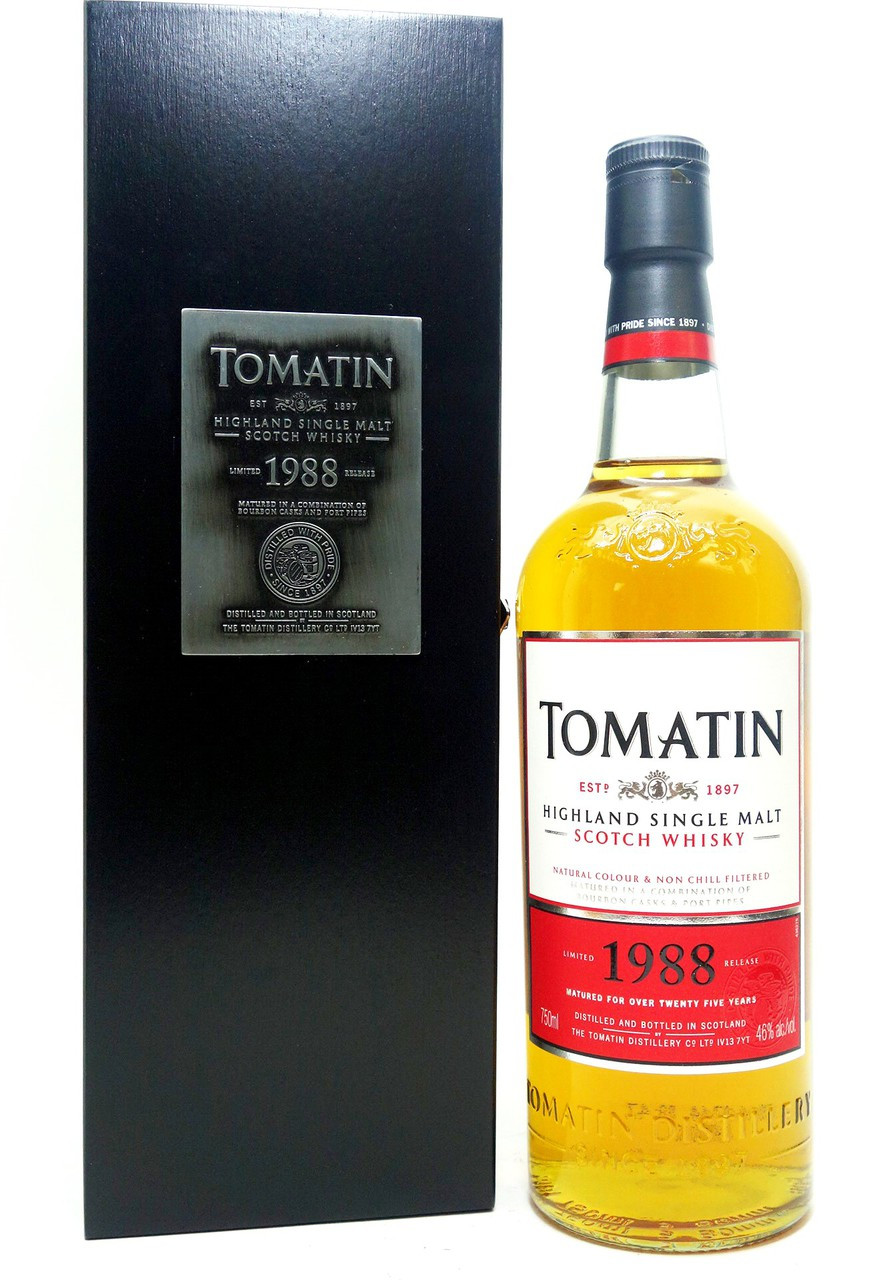 TOMATIN 1988 SINGLE MALT WHISKY - Old Town Tequila