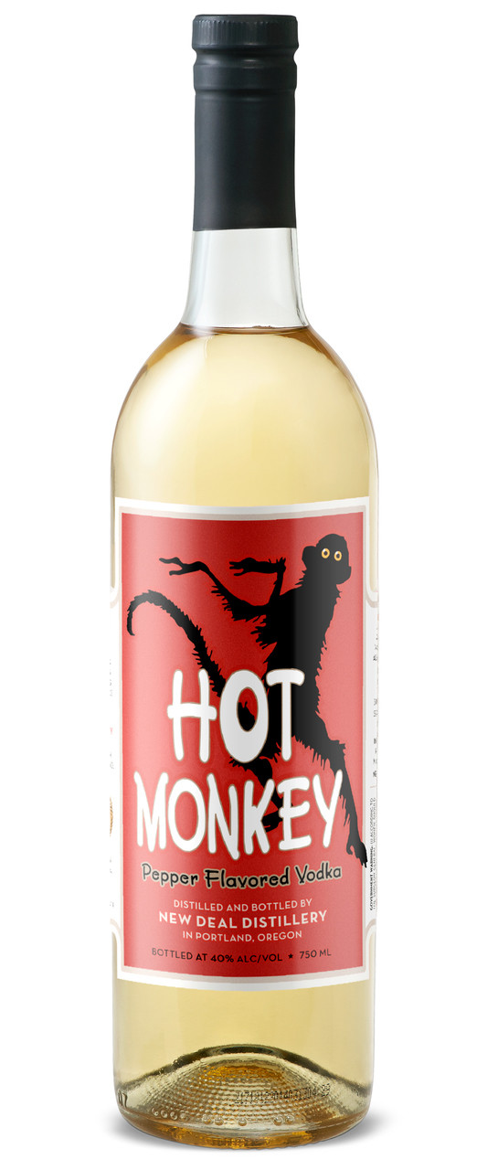 New Deal Hot Monkey Pepper Flavored Vodka - Old Town Tequila