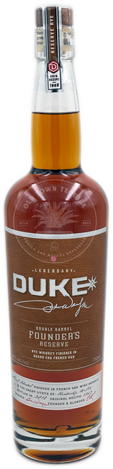 Duke Grand Cru Founders Reserve Kentucky Straight Bourbon Whiskey 750ml ...