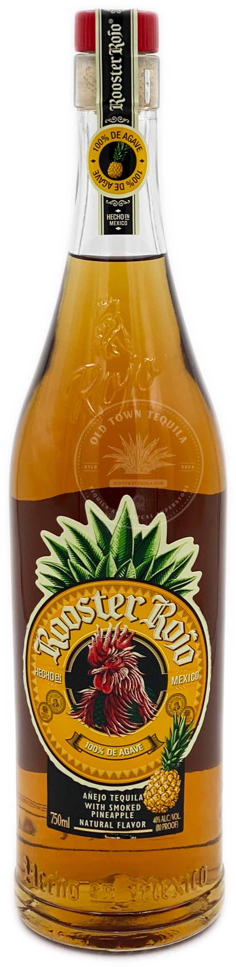 Rooster Rojo Smoked Pineapple Tequila 750ml - Old Town Tequila
