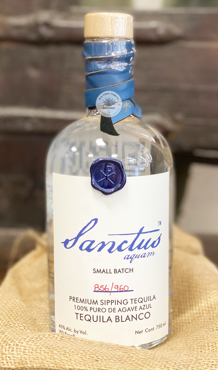 Sanctus Aquam Blanco Tequila - Old Town Tequila