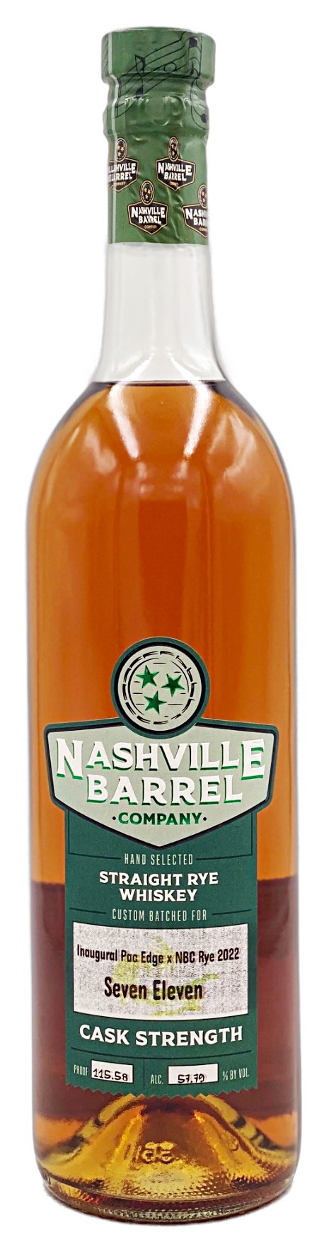 Nashville Barrel Co. Straight Rye Whiskey - Old Town Tequila
