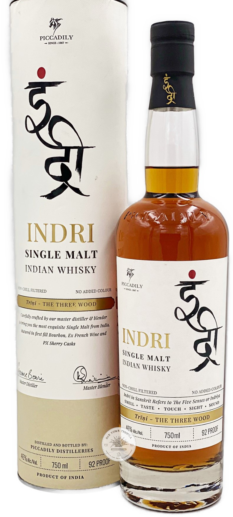 Indri Trini Three Wood Indian Single Malt - Old Town Tequila