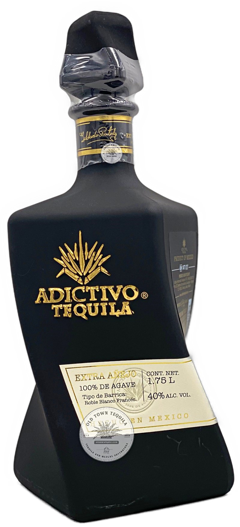 Adictivo Tequila Extra Anejo Black Edition 1.75L (1/2 Gallon) - Old ...