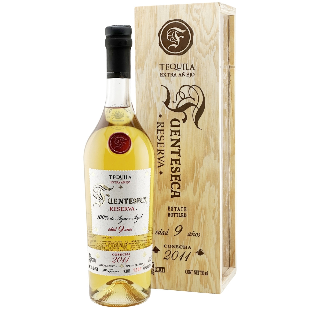 Fuenteseca Reserva Cosecha 2011 9 Year Extra Añejo Tequila 750ml - Old ...