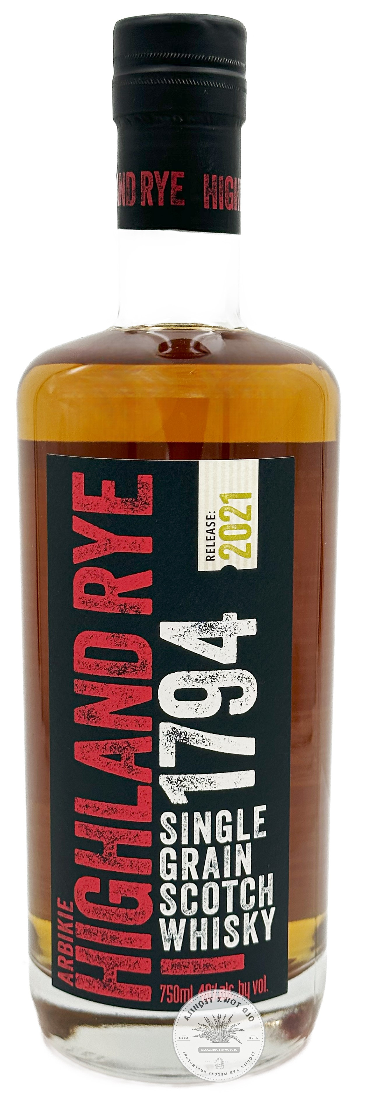 Arbikie 1794 Highland Rye Single Grain Scotch Whisky 2021 Release - Old ...