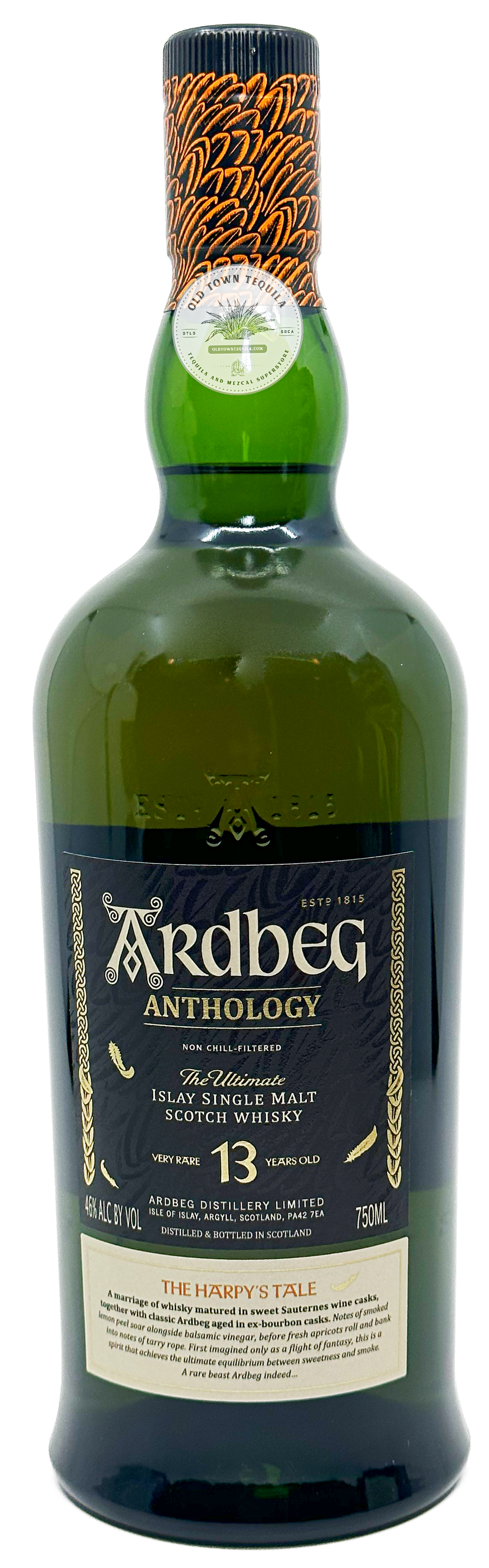 Ardbeg Anthology 13 Year Islay Single Malt Scotch Whisky - Old Town Tequila